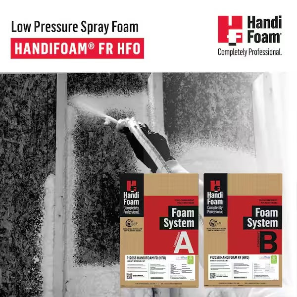Mousse de polyuréthane pulvérisée basse pression HandiFoam HFO FR (SPF – CSR Building Supplies
