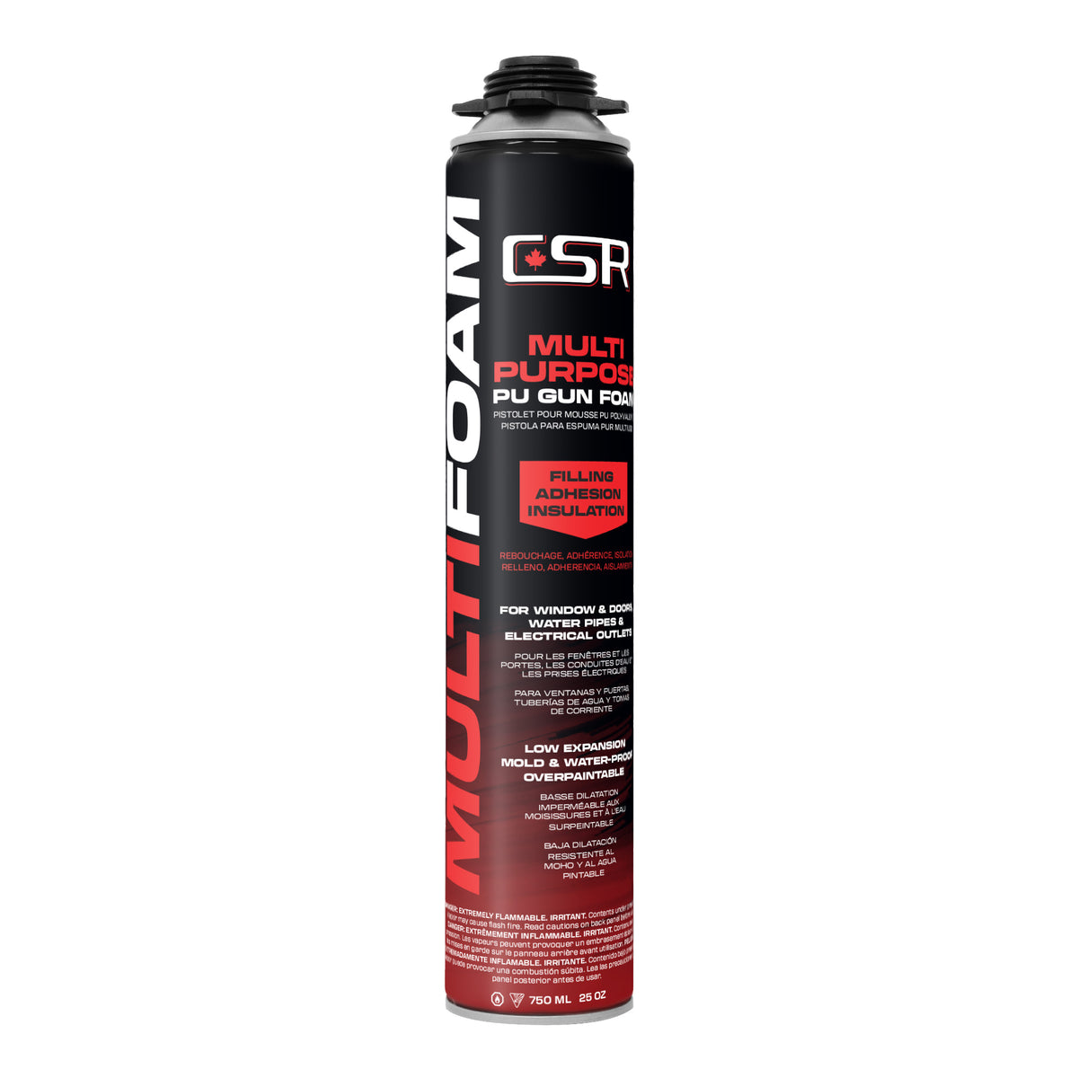 CSR Multi Purpose Window & Door Foam Sealer 750ml (25 oz.) – CSR ...