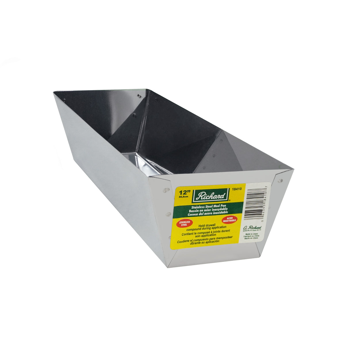Richard Stainless Steel Mud Pan – CSR Building Supplies