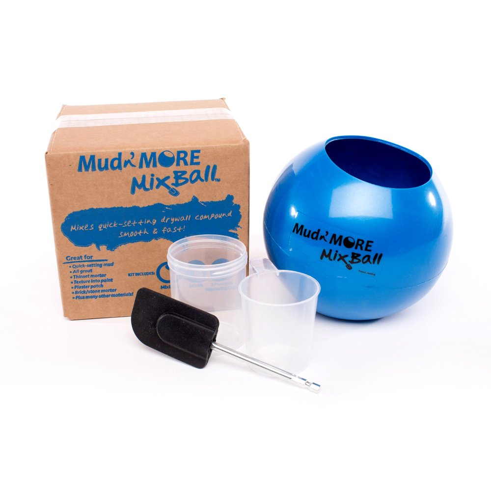 Mud n’ More MixBall – Mixes Quick-Setting Drywall Mud, Paint, Grout ...